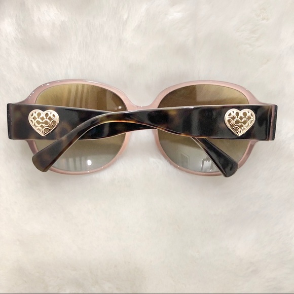 Coach | Accessories | Coach Tortoise Gold Heart Sunglasses S22728 ...